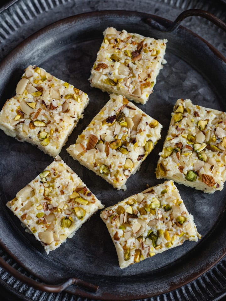 Indian Milk Cake Recipe - Spice Cravings