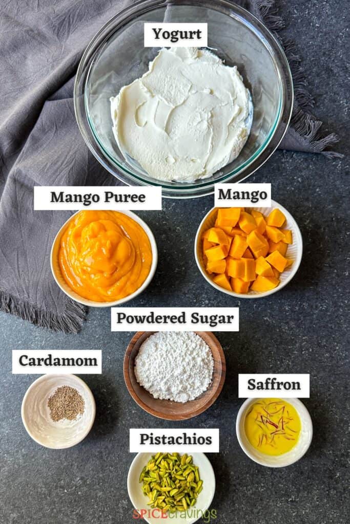 Mango Shrikhand With Greek Yogurt (Aamrakhand) - Spice Cravings