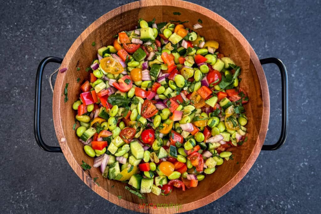 Protein-Packed Edamame Salad Recipe (20 Minutes) | Spice Cravings